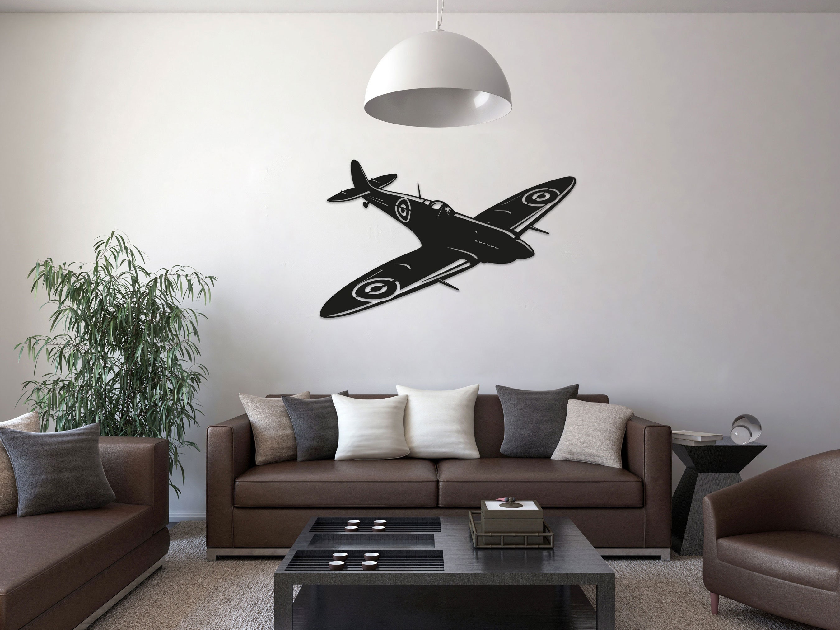 Steel Spitfire Fighter Aircraft, Metal Spitfire Supermarine Aircraft ...