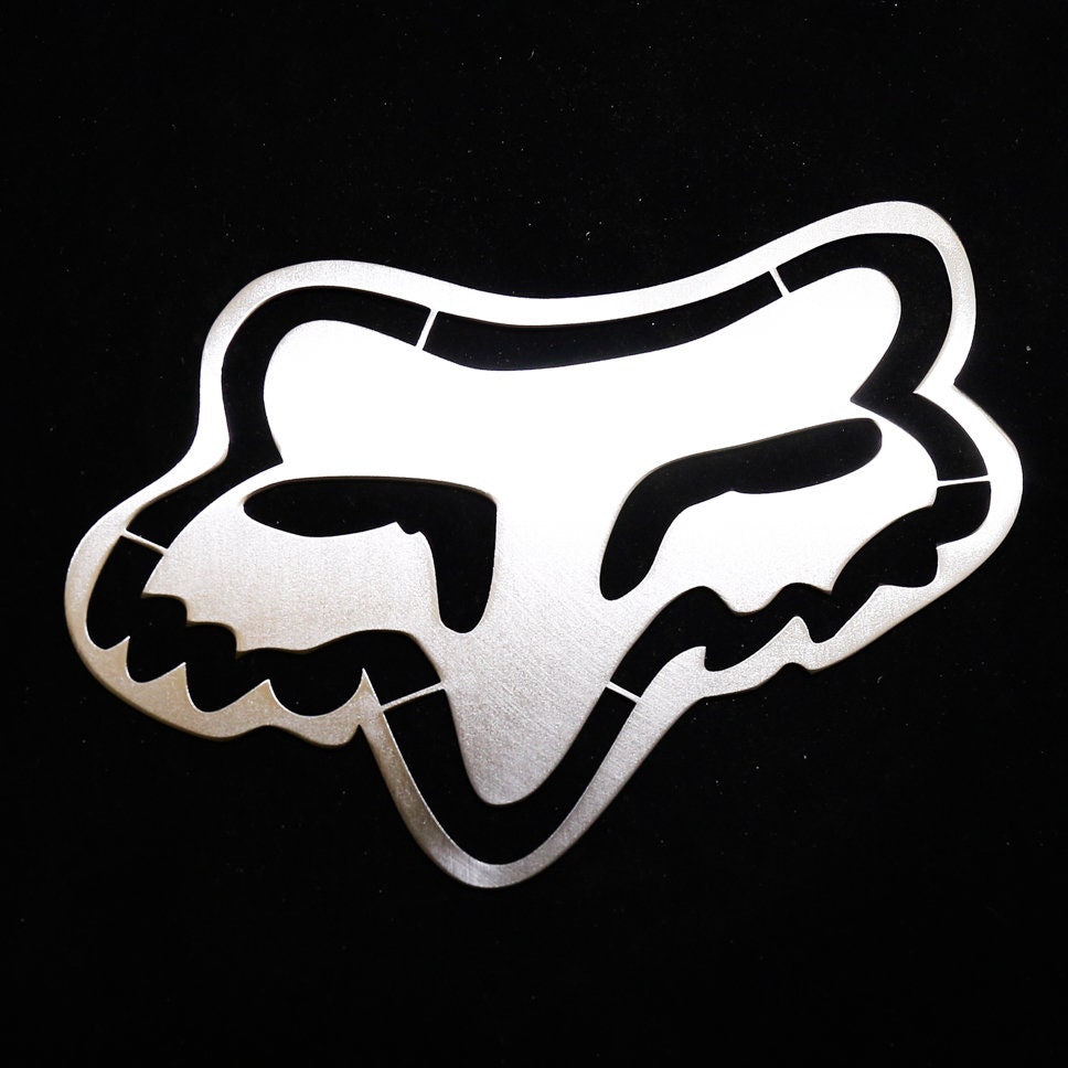 Stainless Steel Fox Racing Badge Sign | Etsy