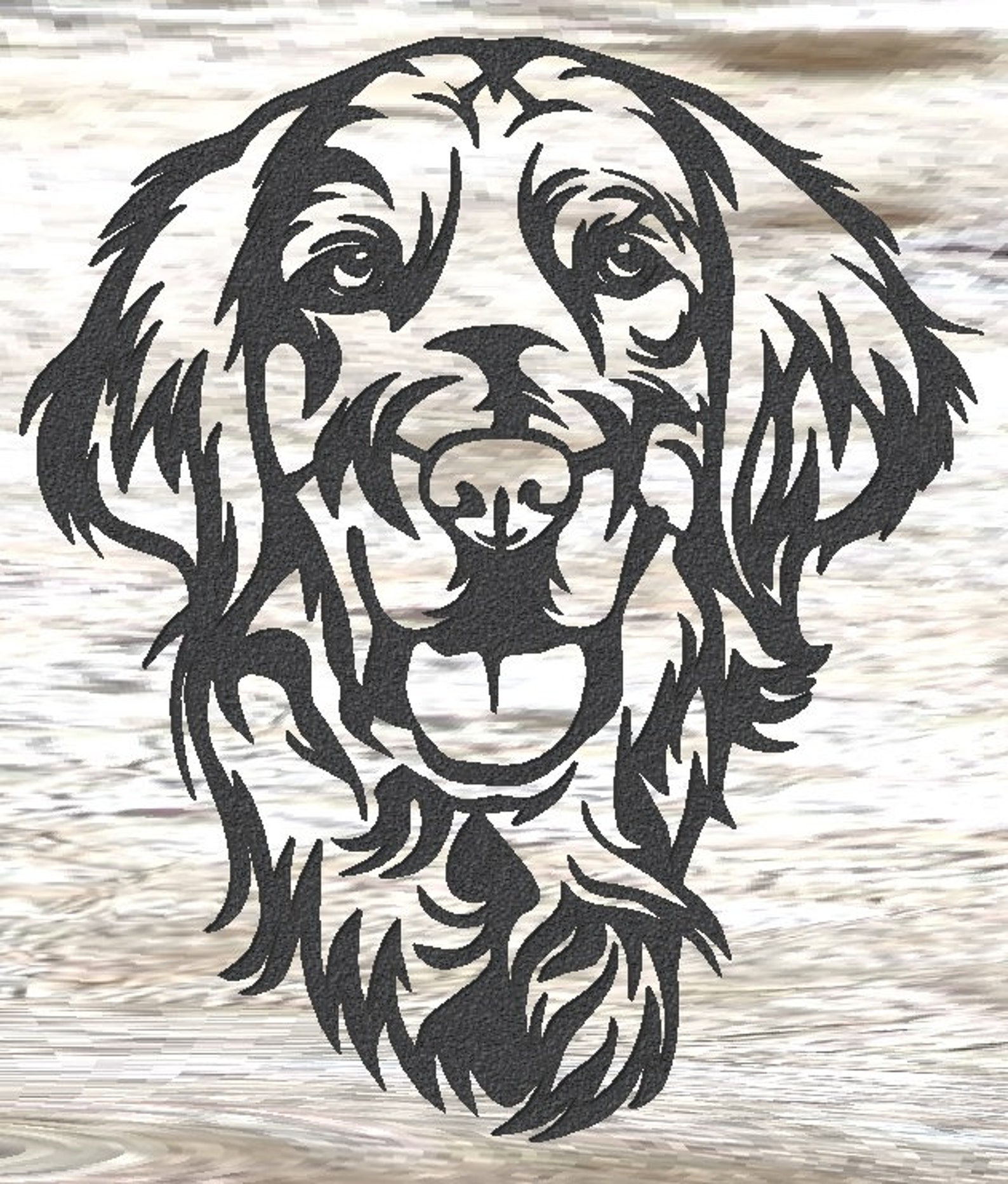 Golden Retriever Solid Steel Garden Pet Dog Stencil / - Etsy