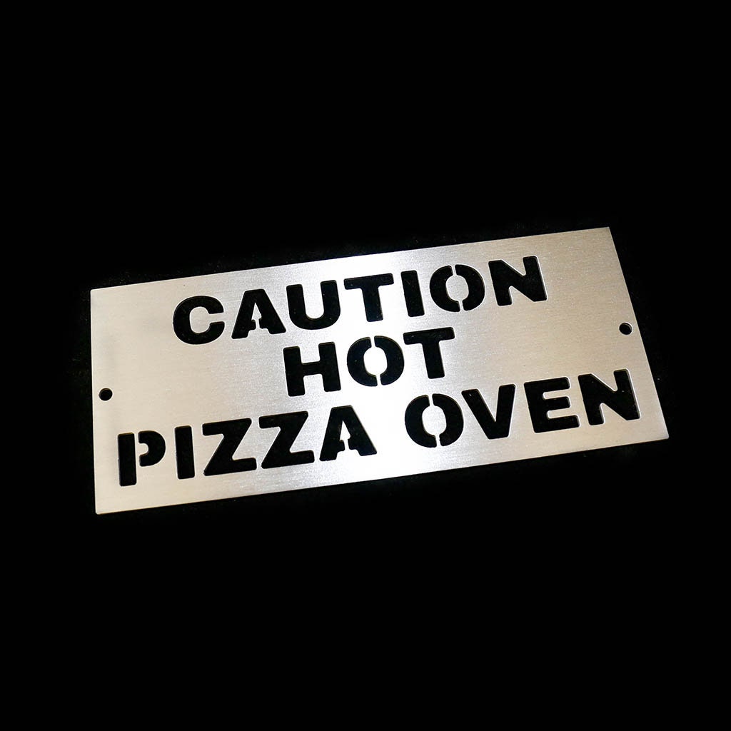 Stainless Steel Caution Hot Pizza Oven Sign | Etsy