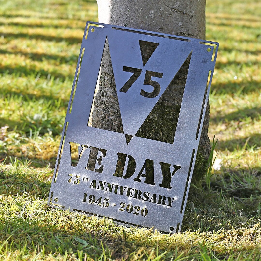 VE Day 75th Anniversary Sign - Etsy