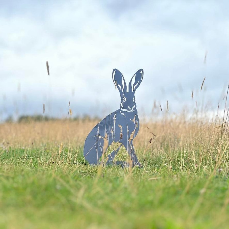 Garden Hare Sculptures - Etsy UK