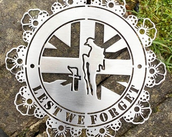 Lest We Forget Sign - Etsy