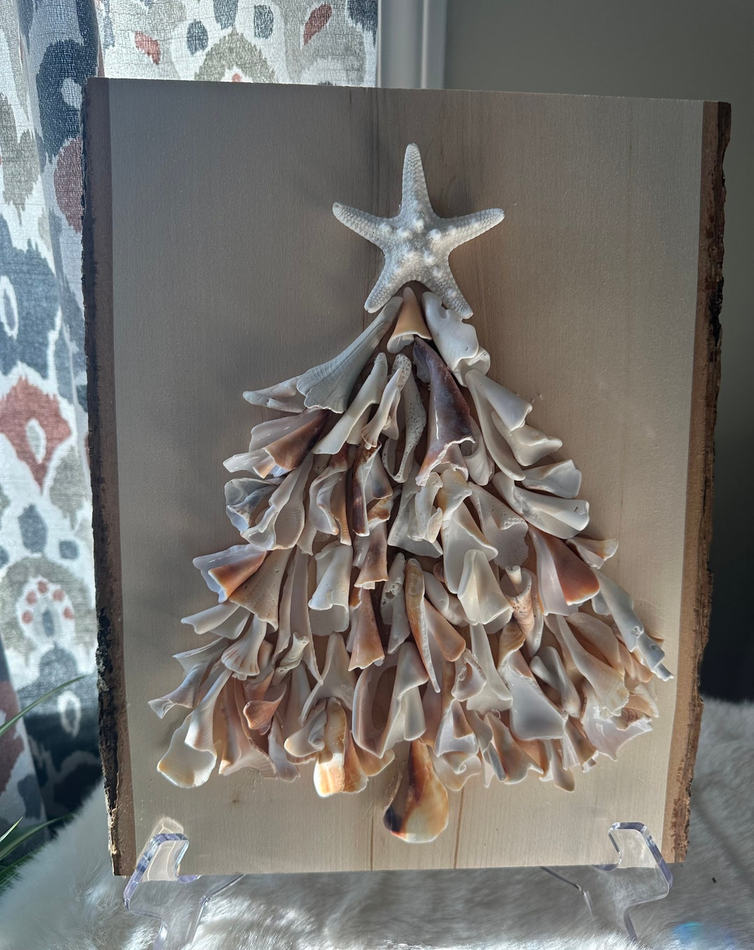 Decorative Wood Plank, Shell Tree - Etsy