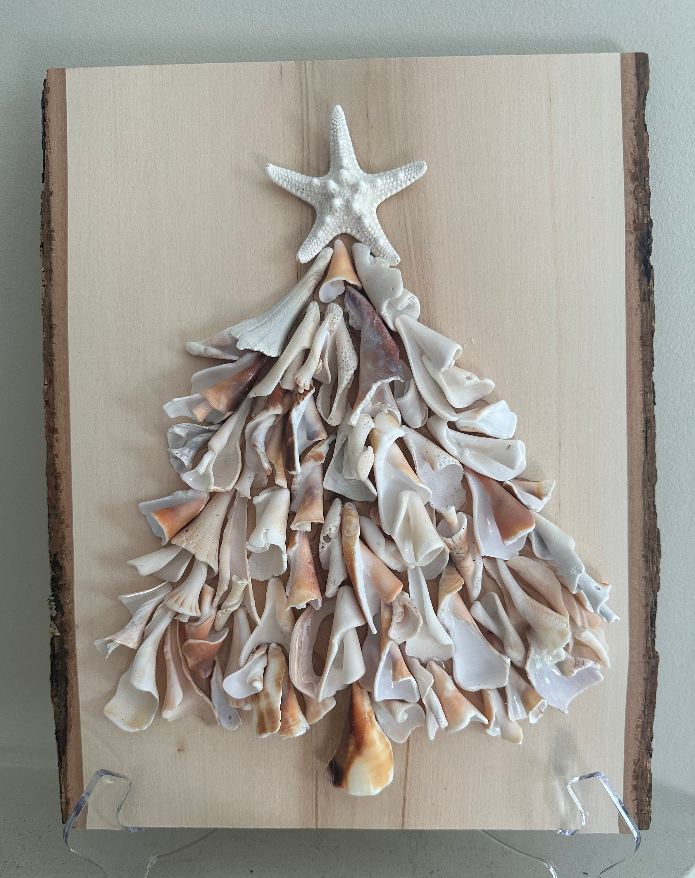 Decorative Wood Plank, Shell Tree - Etsy