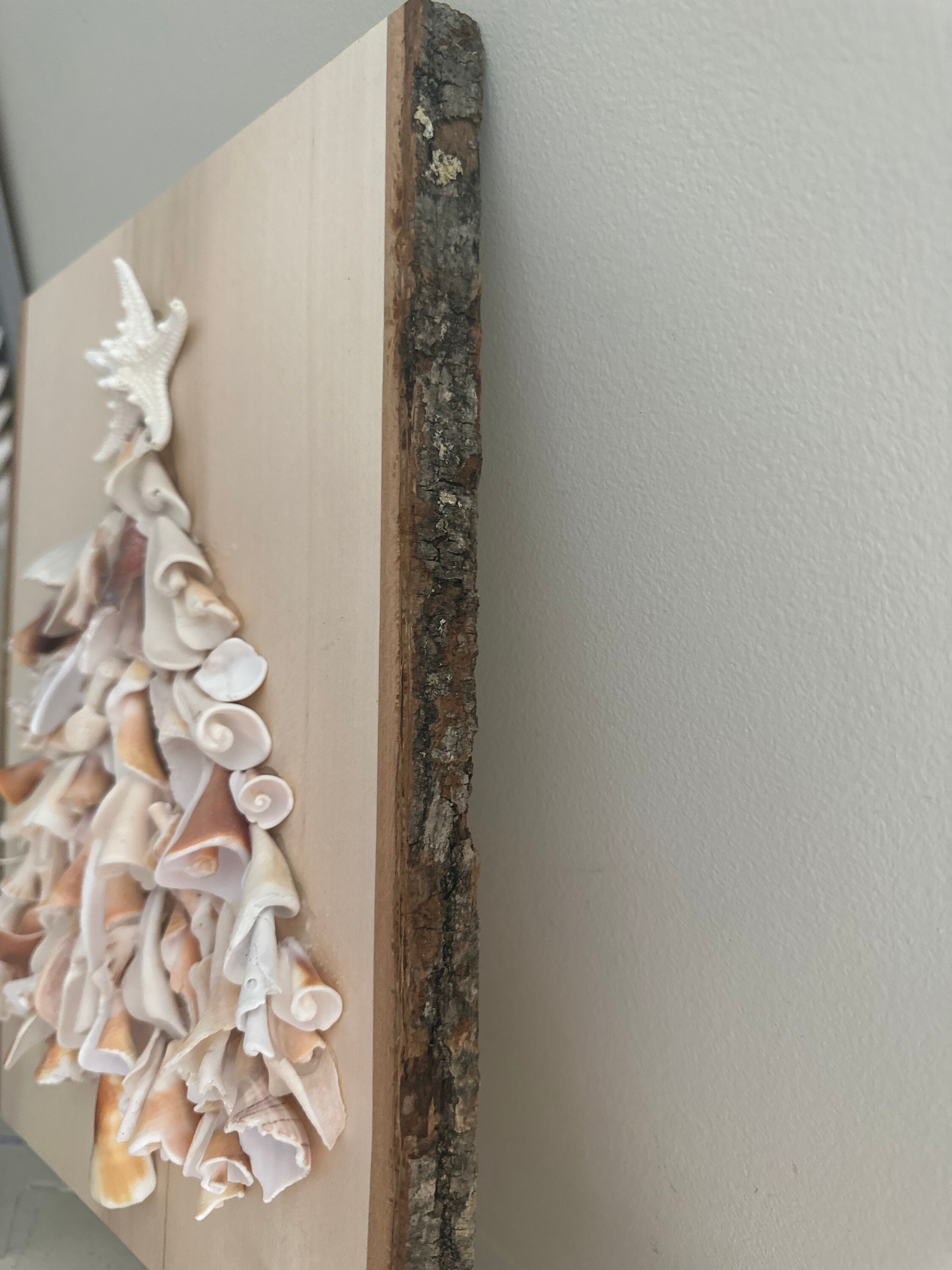 Decorative Wood Plank, Shell Tree - Etsy