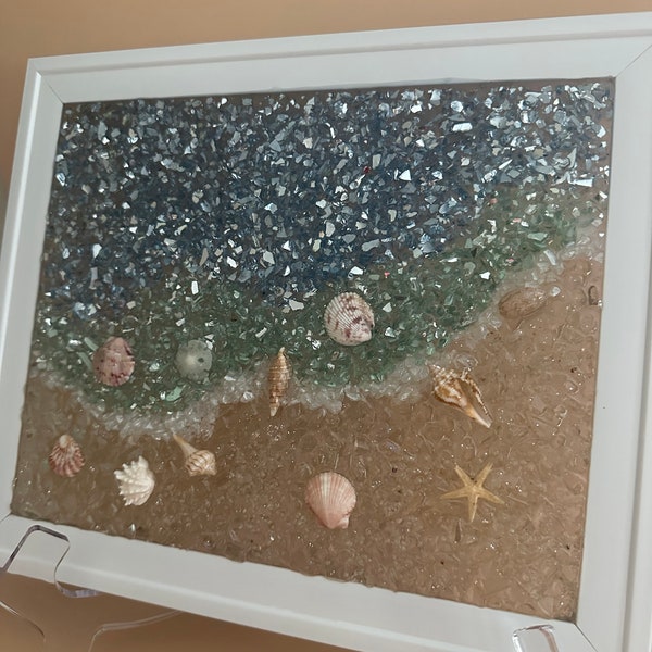 Resin Beach Art - Etsy