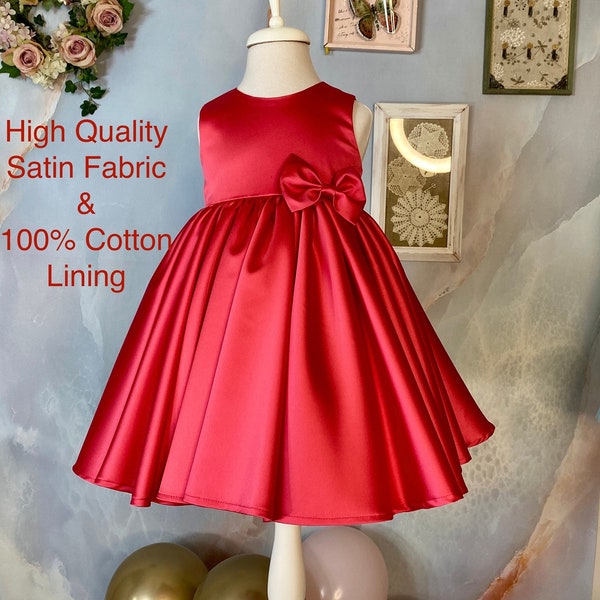 Red Baby Dress - Etsy