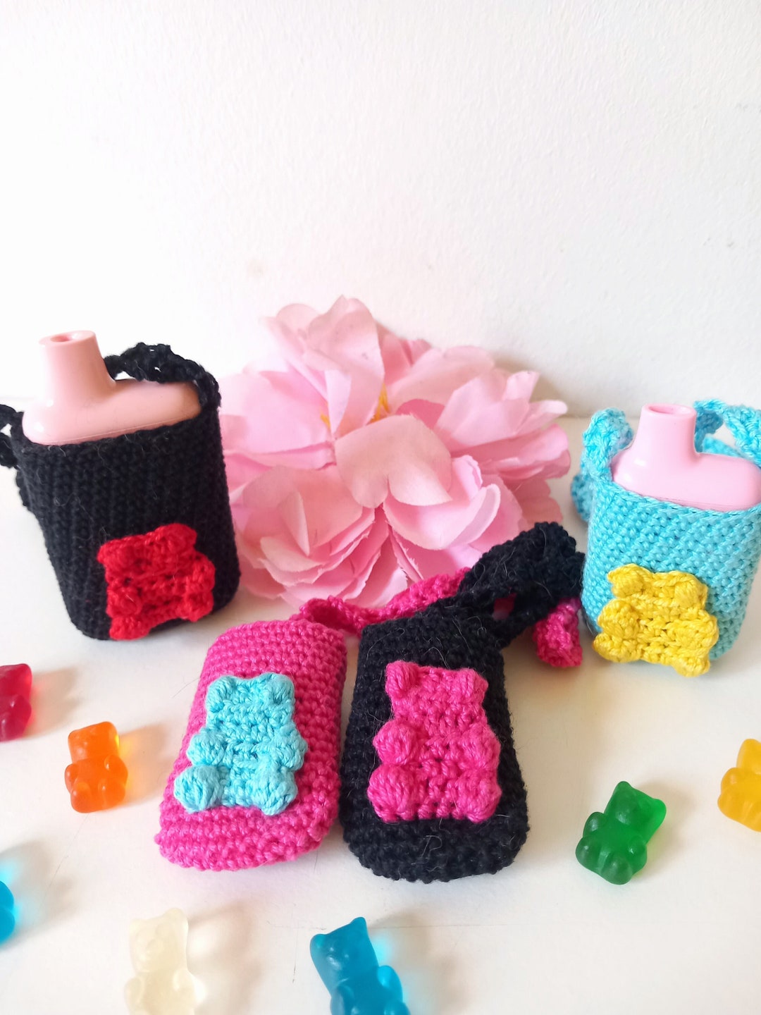 Crochet Elfbar Bc5000/lostmary BM600 Neck Holder, Gummy Bear Vape ...