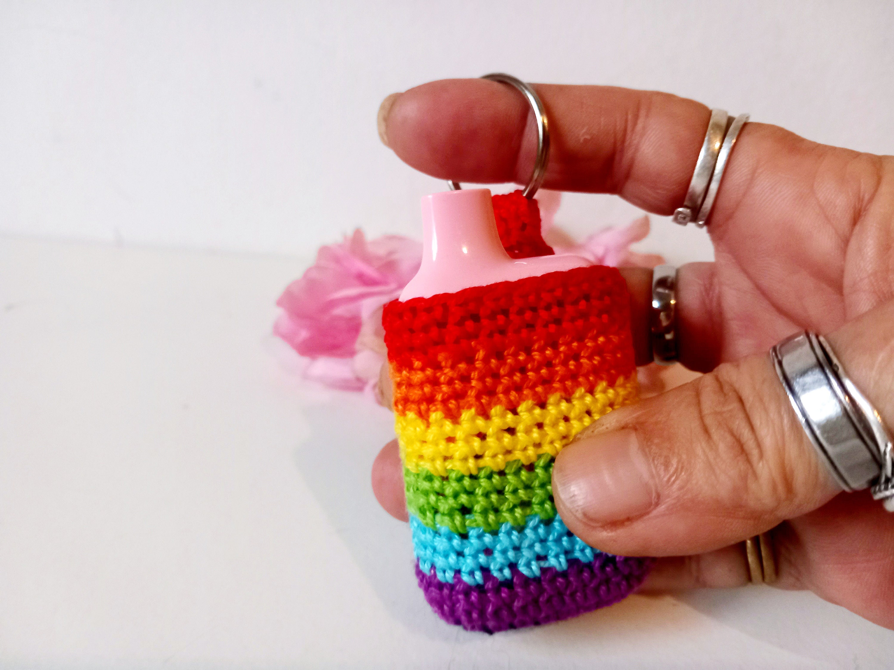 Crochet Lost Mary BM600 Keychain Holder, LGBT, Smokers Gift, Vapers ...