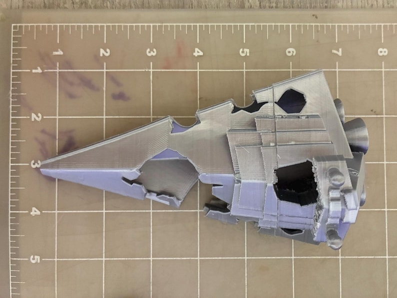 Crashed Star Destroyer Aquarium & Reptile Tank Decor Sci-fi Wreckage ...