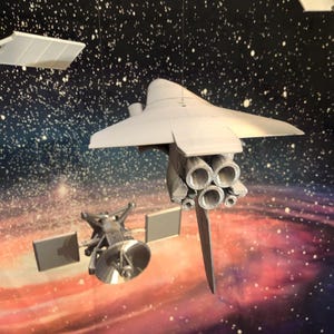 Space Shuttle Orbiter Hanging Display Model Open Cargo Bay Doors NASA ...