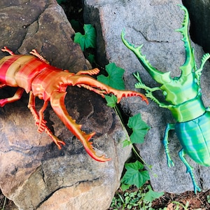 Giant Realistic Insect Stag Rhino Beetle Colossal Bug Ginormous Giant ...