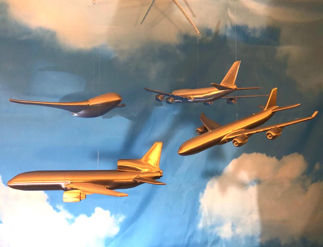 Iconic Airliners Jets Collection 747 A340 Learjet Cessna Blended Wing ...