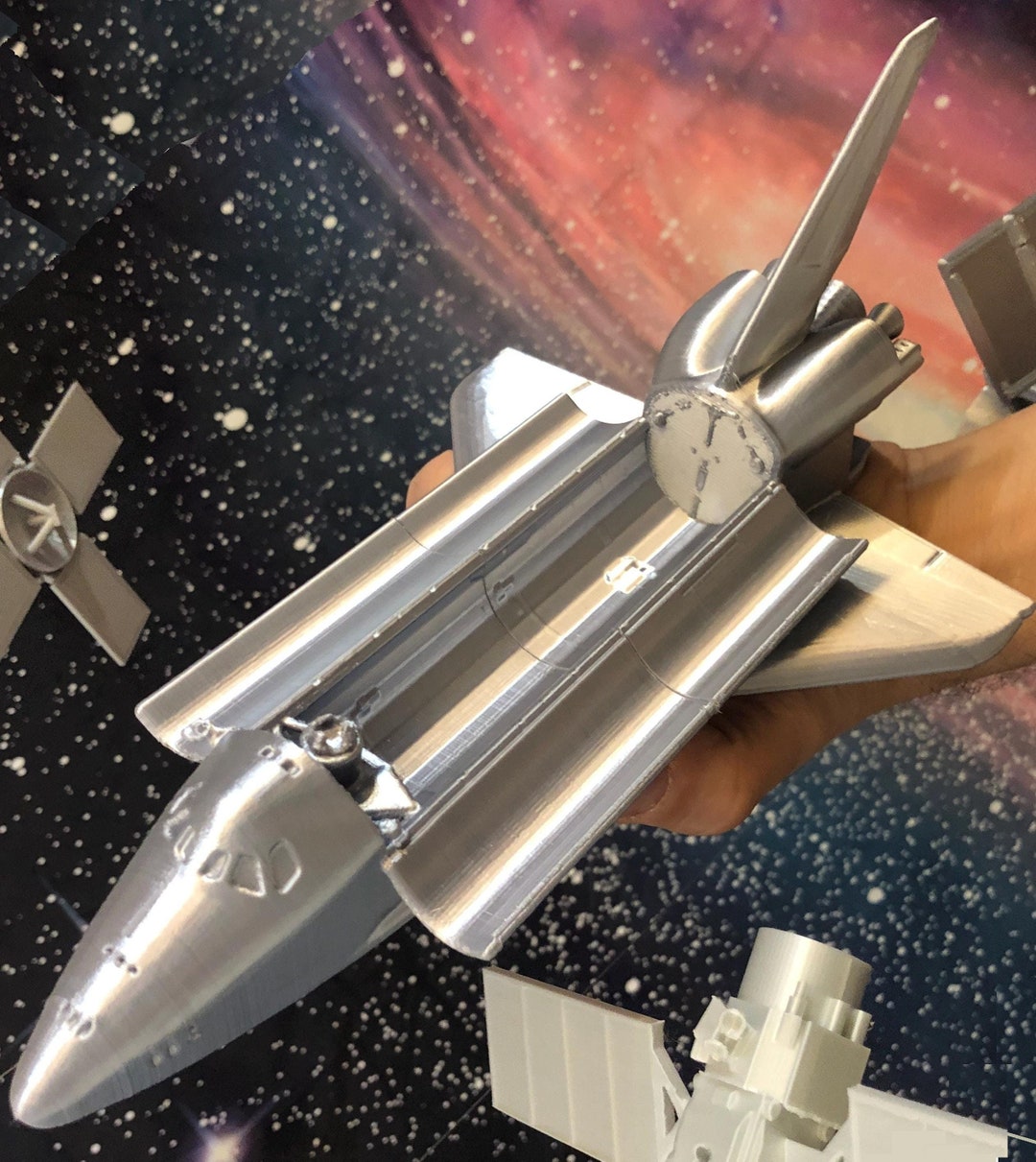 Space Shuttle Orbiter Hanging Display Model Open Cargo Bay Doors NASA ...