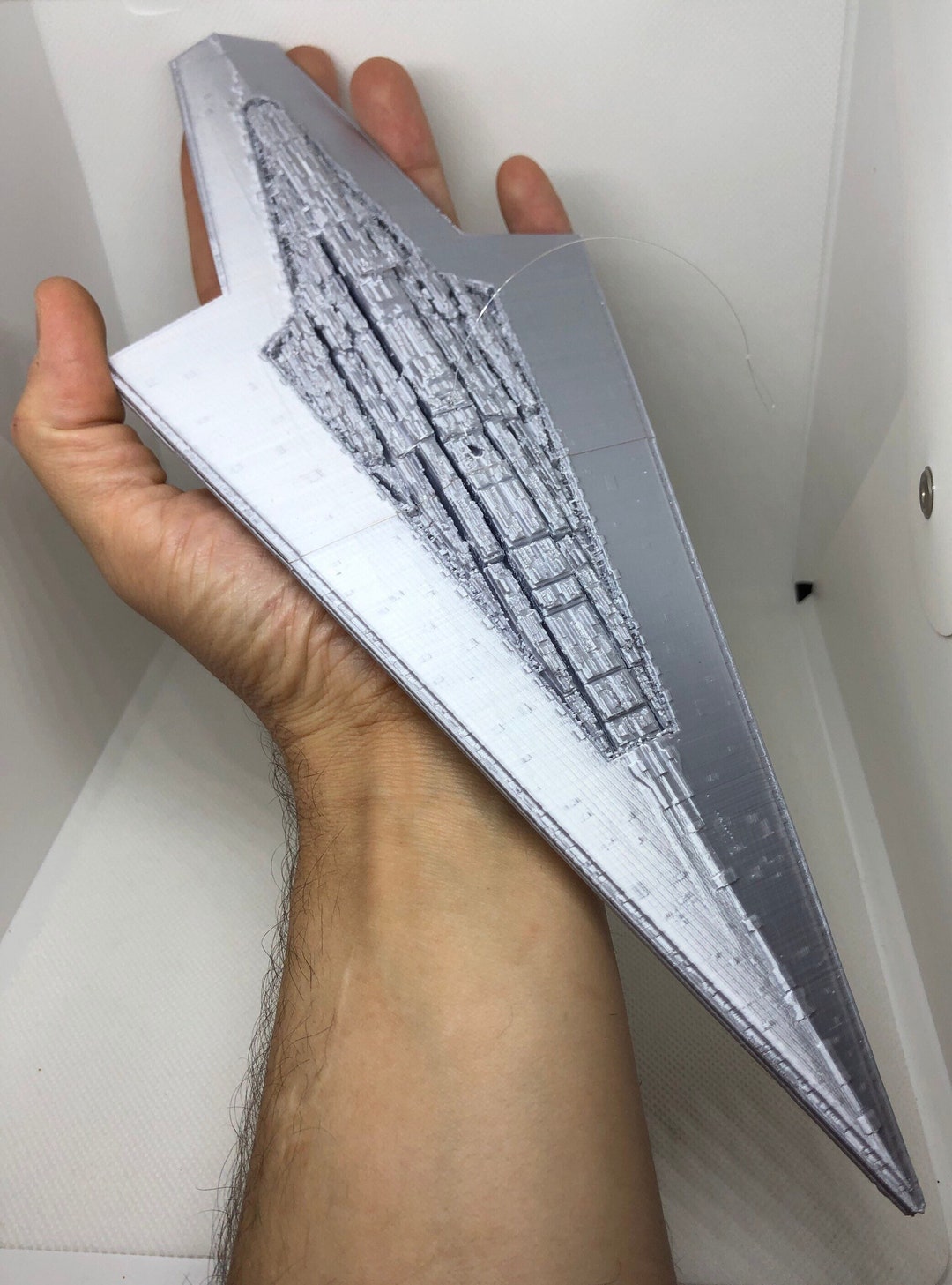 Footlong Star Wars Super Star Destroyer Executor 3D Printed Hanging ...