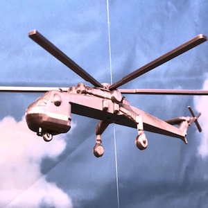 Sikorsky S-64 Skycrane Helicopter Model Airlift Cargo Magnet Hanging ...