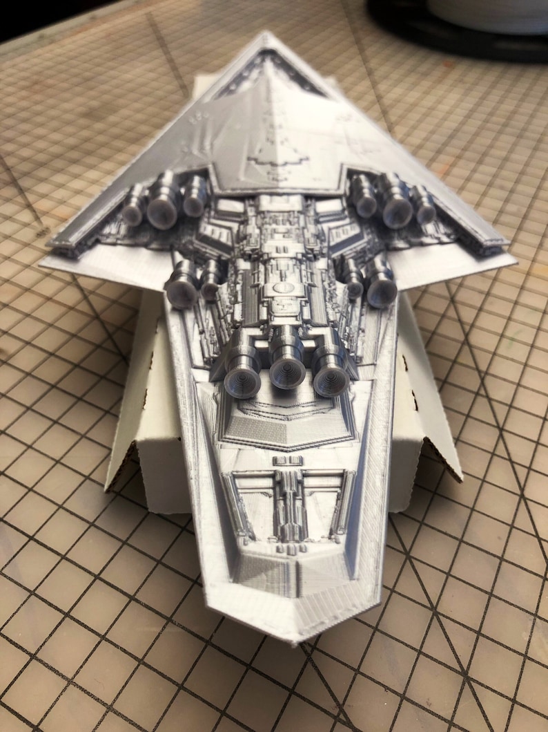 Footlong Star Wars Super Star Destroyer Executor 3D Printed Hanging ...