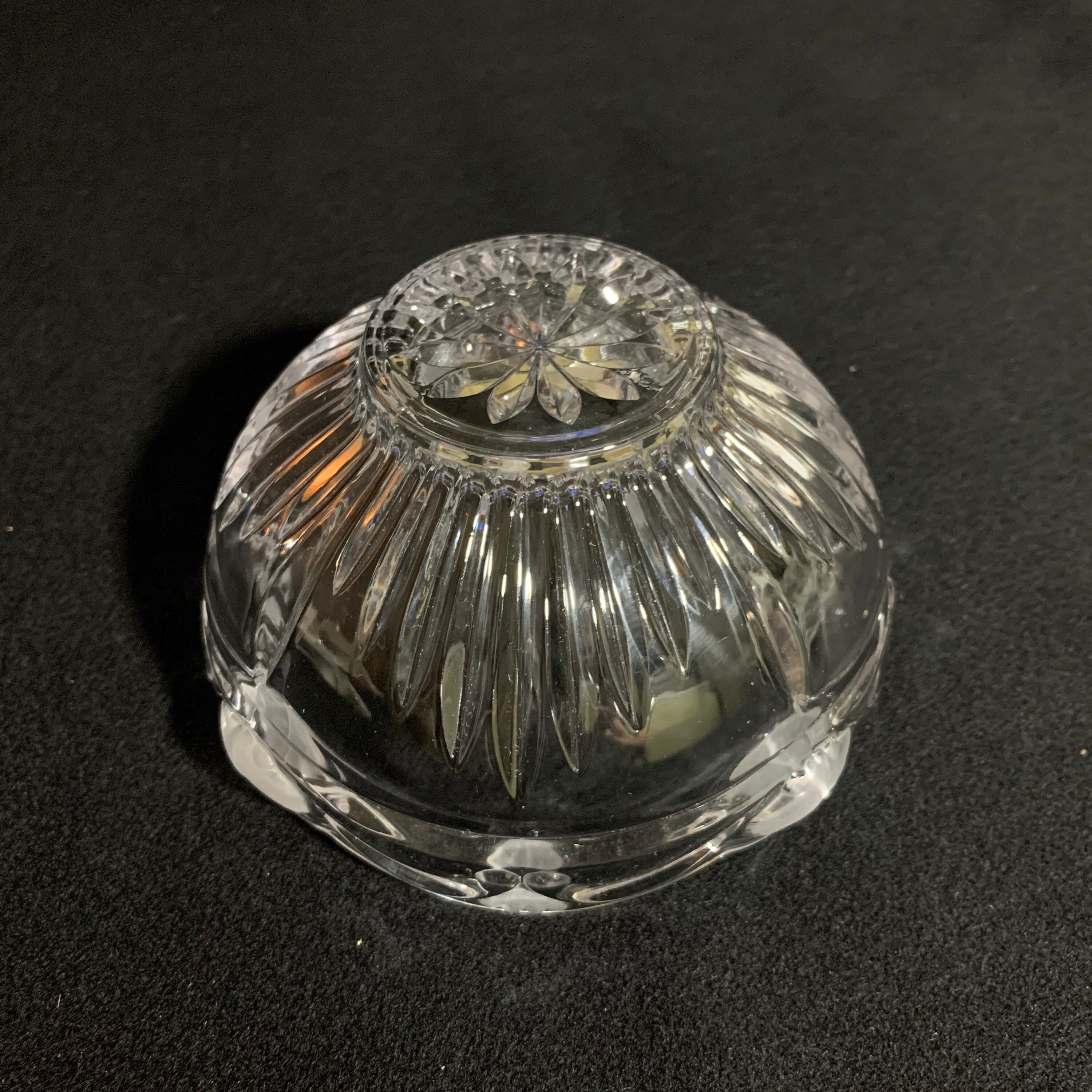 Vintage Studio Nova Japan Crystal Bowl 5,5 With Frosted Shells Overlay ...