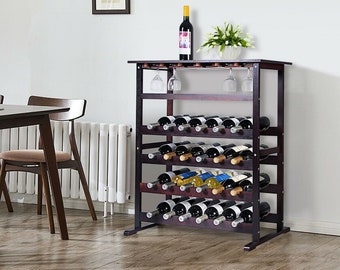 Slim Wine Rack | Etsy UK