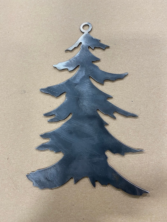 Hanging Decorative Metal Pine Tree - Etsy