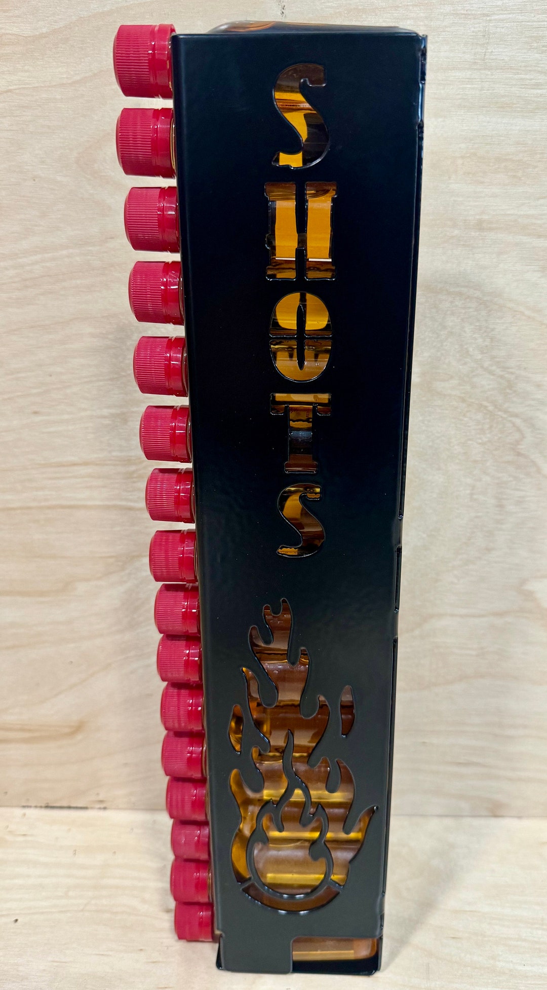 Fireball Whiskey Shot Holder - Etsy