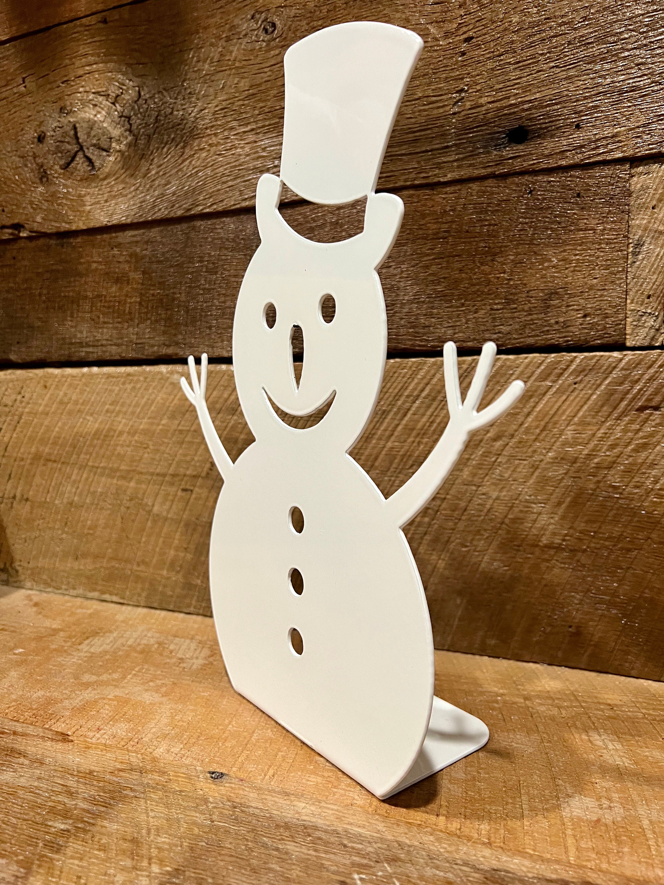 Decorative Metal Snowman - Etsy