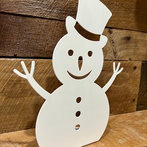 Decorative Metal Snowman - Etsy