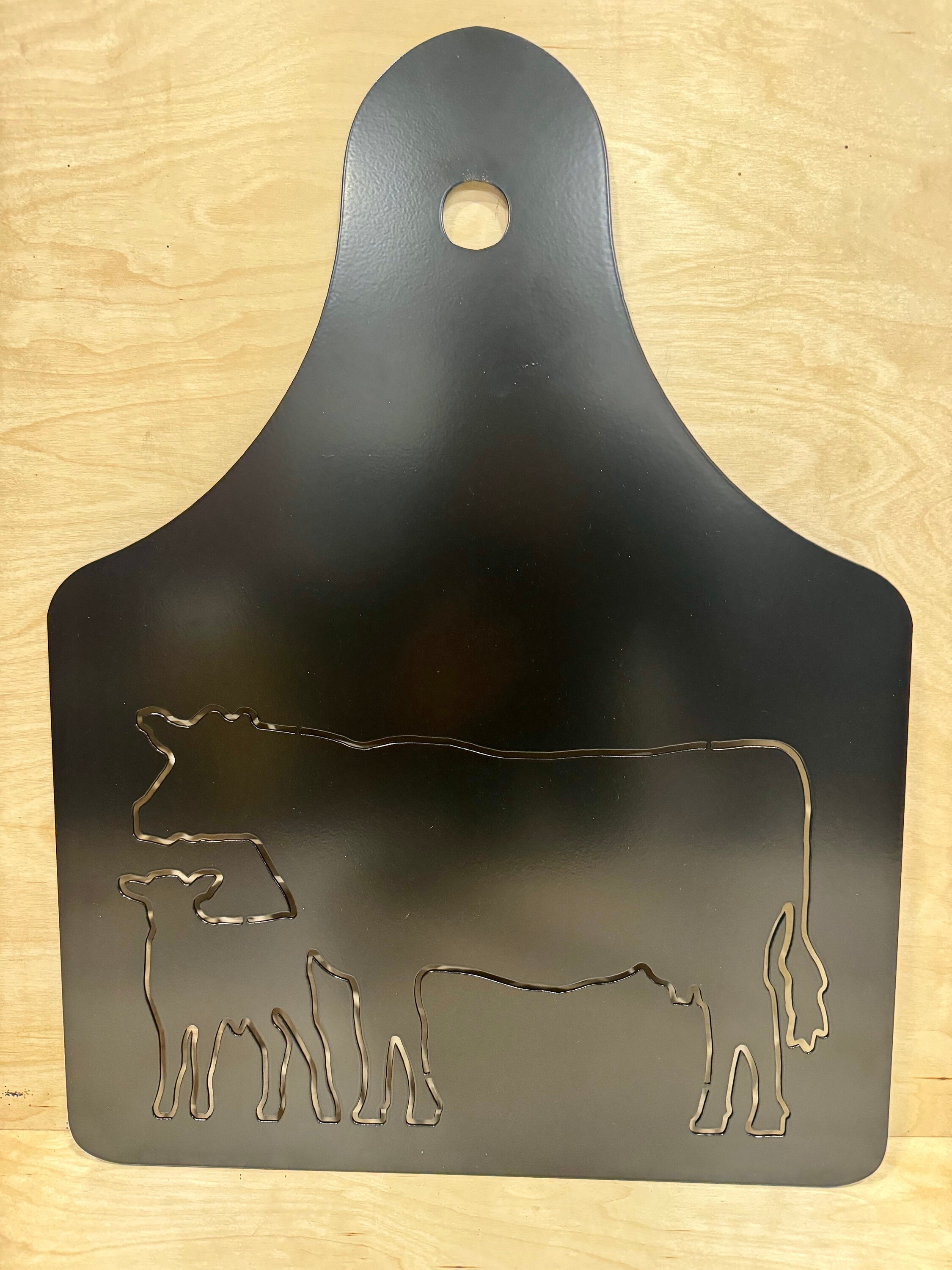 Personalized Ear Tag Metal Wall Hanging - Etsy