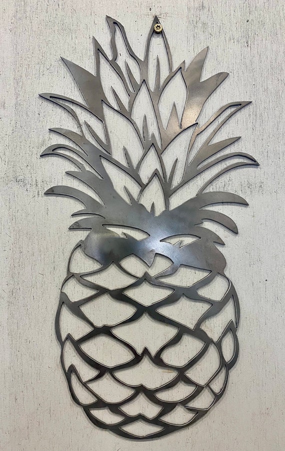 Pineapple Metal Wall Art | Etsy