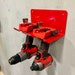 2 Drill/impact Wall Mount Tool Holder - Etsy