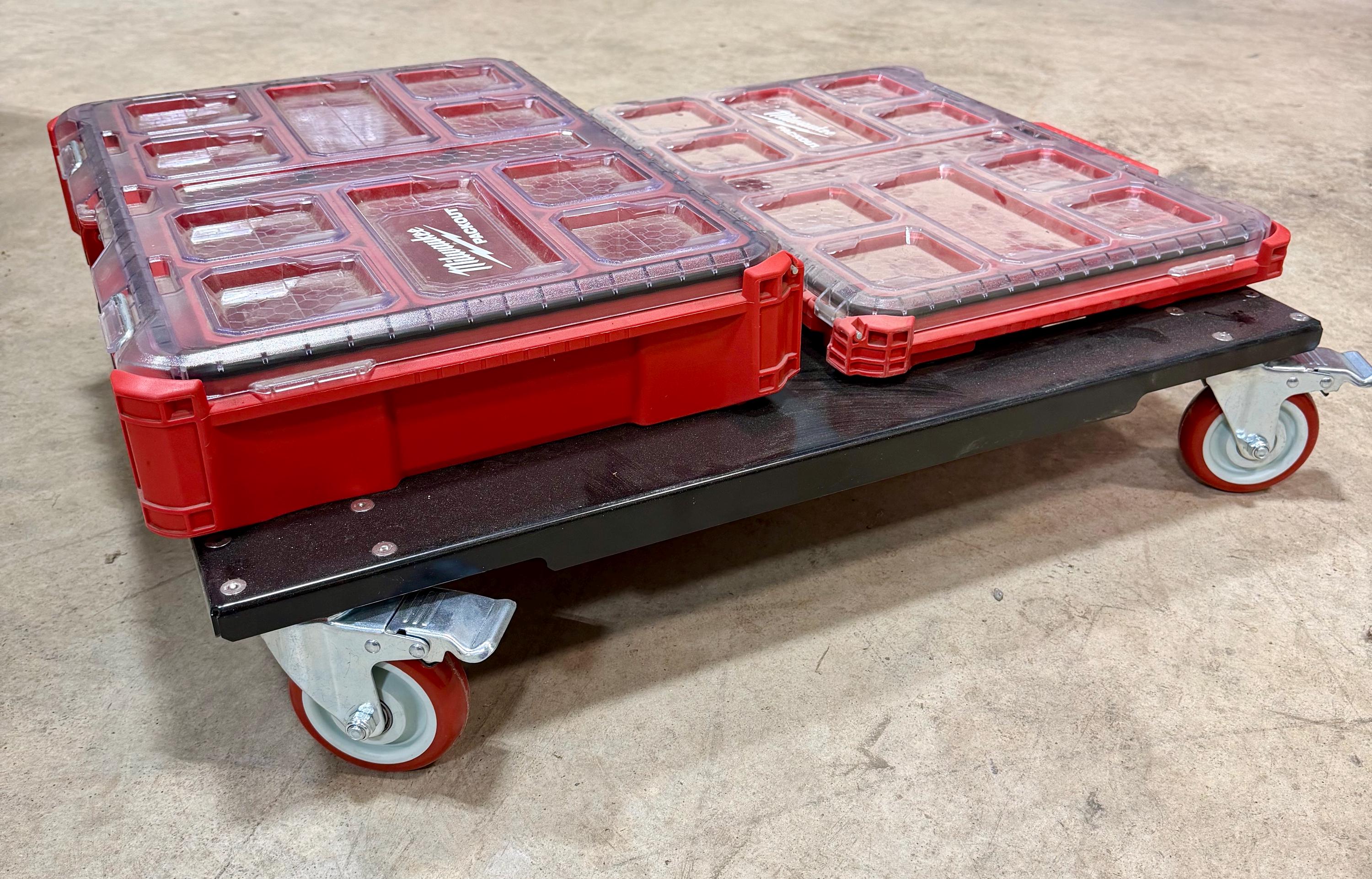 Milwaukee Packout Dual Mount Back to Back Rolling Cart - Etsy