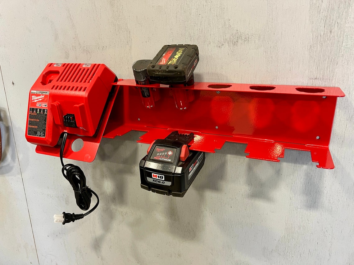 Milwaukee M18 M12 Charging and Battery Station - Etsy