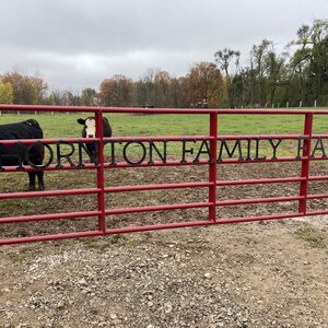 Custom Farm Gate Name Letters - Etsy