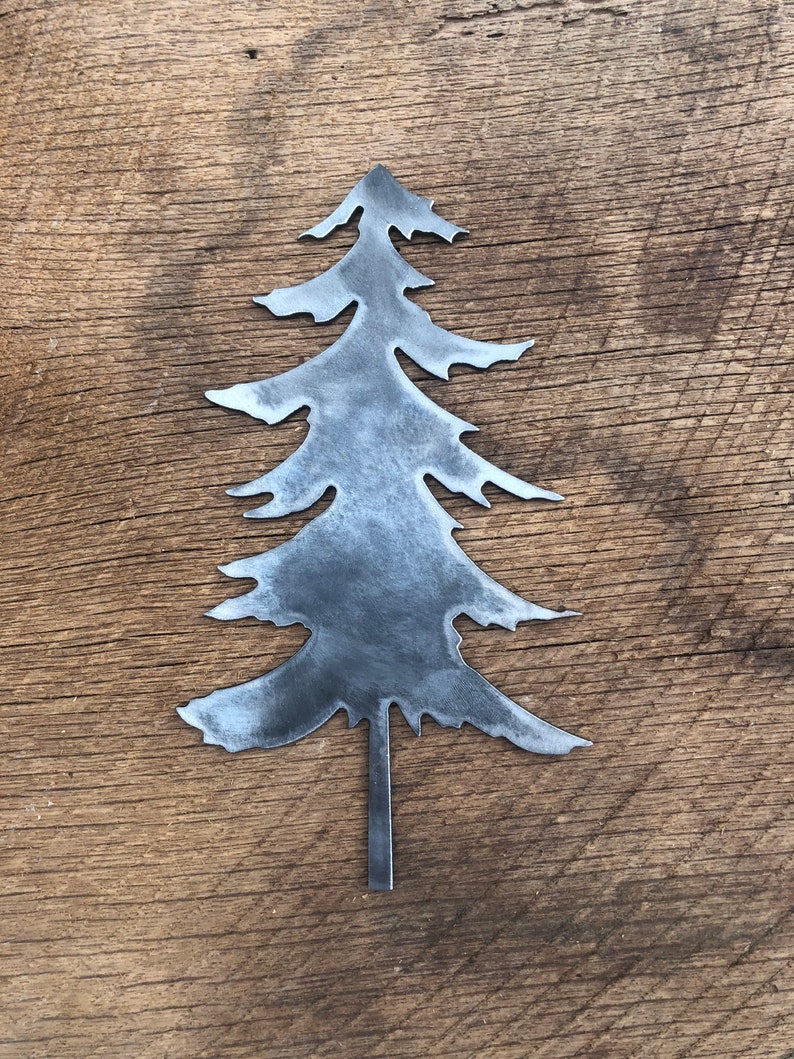 Pine Tree Metal Art - Etsy