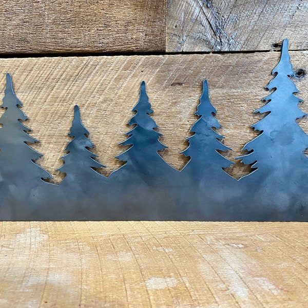Metal Pine Tree - Etsy