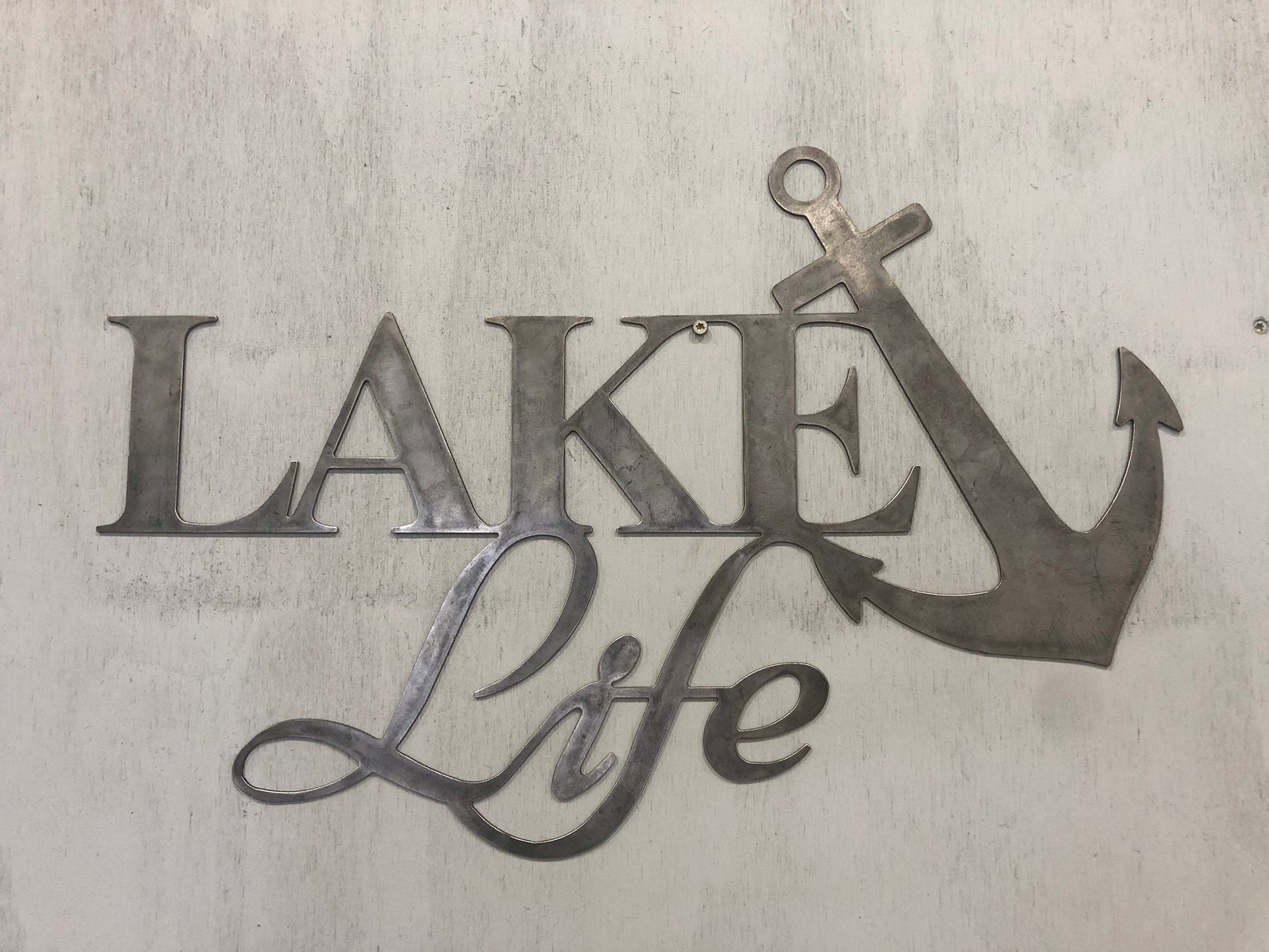 Lake Life Metal Wall Art | Etsy
