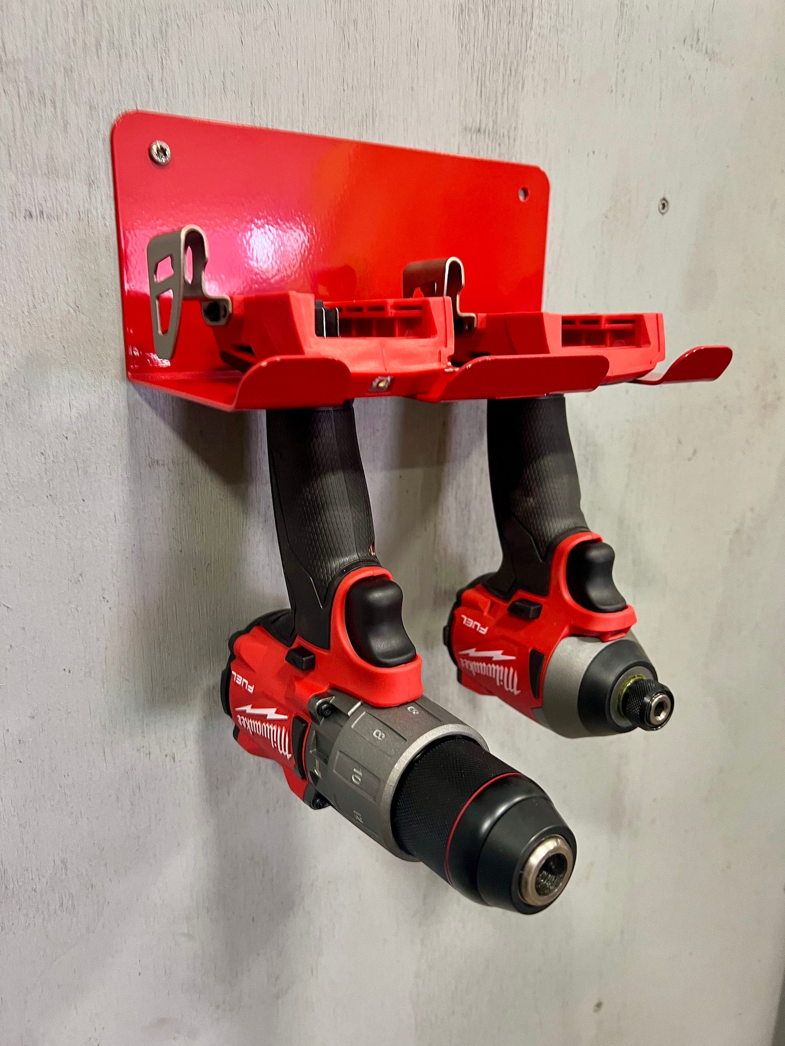 2 Drill/impact Wall Mount Tool Holder - Etsy
