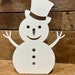 Decorative Metal Snowman - Etsy