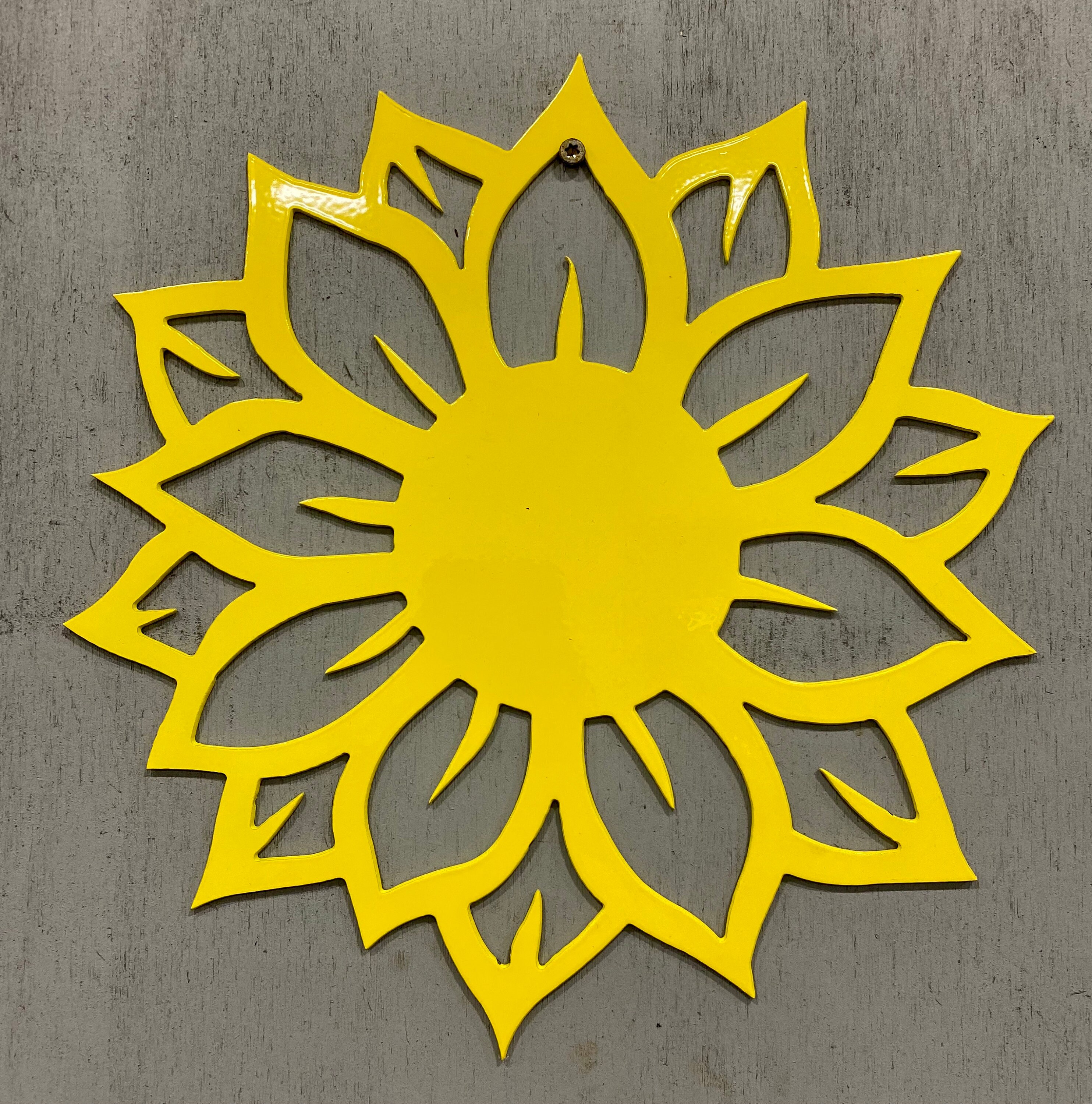 Sunflower Metal Wall Art - Etsy