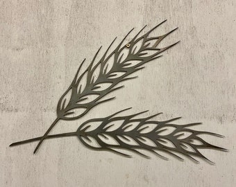 Metal Wheat Wall Art - Etsy