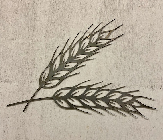 Wheat Metal Wall Art - Etsy
