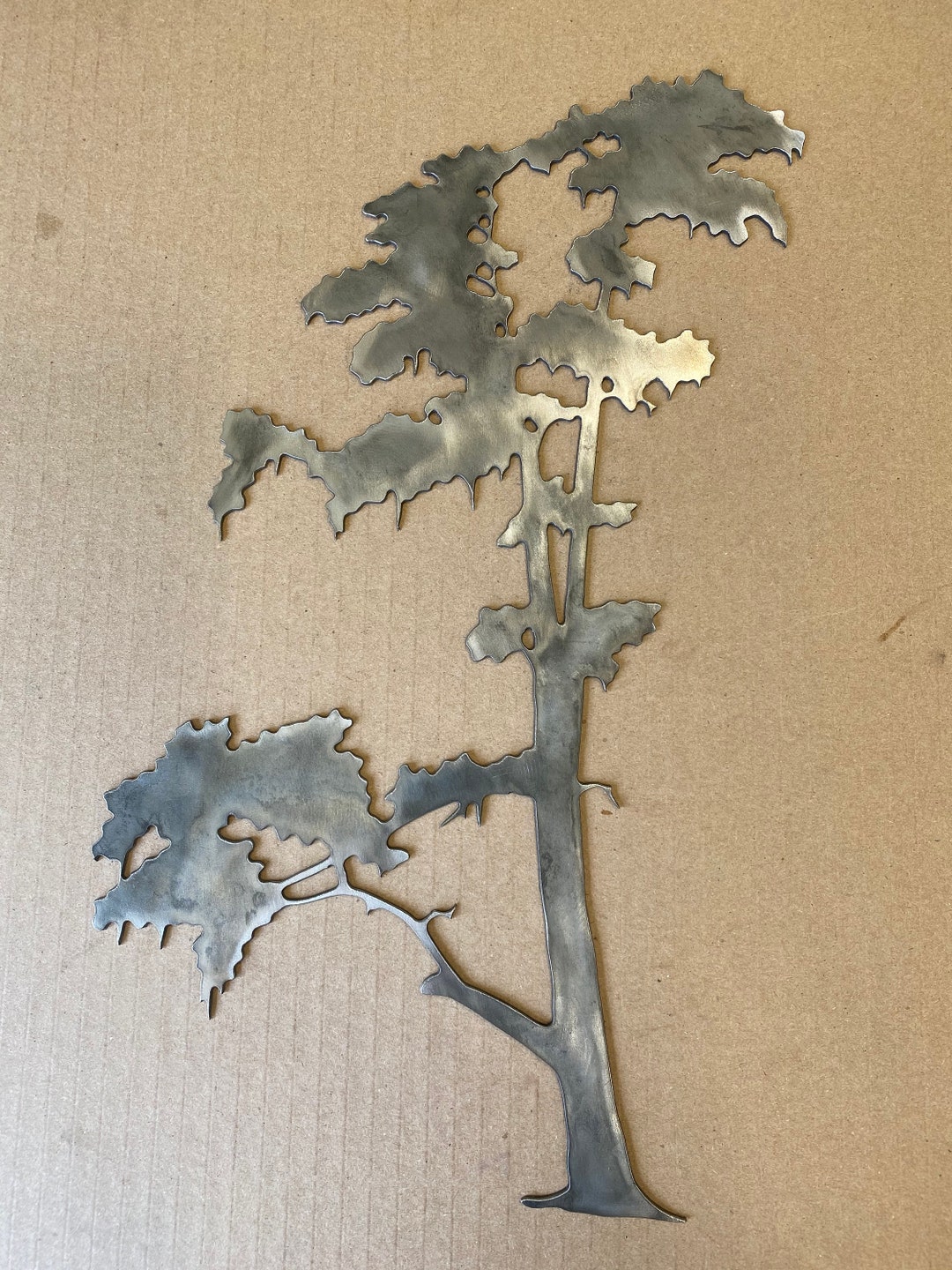Cypress Tree Metal Art - Etsy