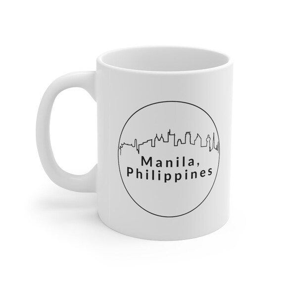 Manila Philippines Skyline Design Ceramic Mug 11oz - Etsy
