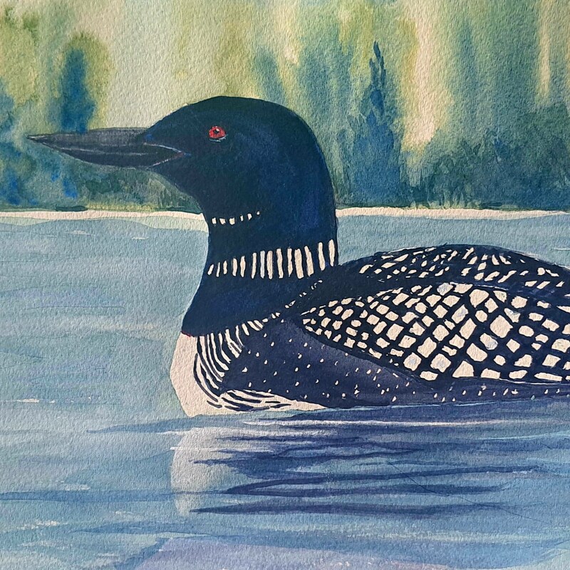 Loon Painting - Etsy