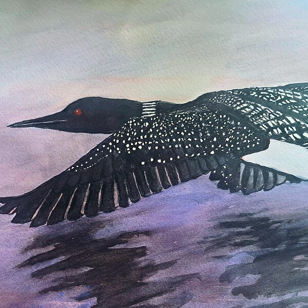 Loon Painting - Etsy