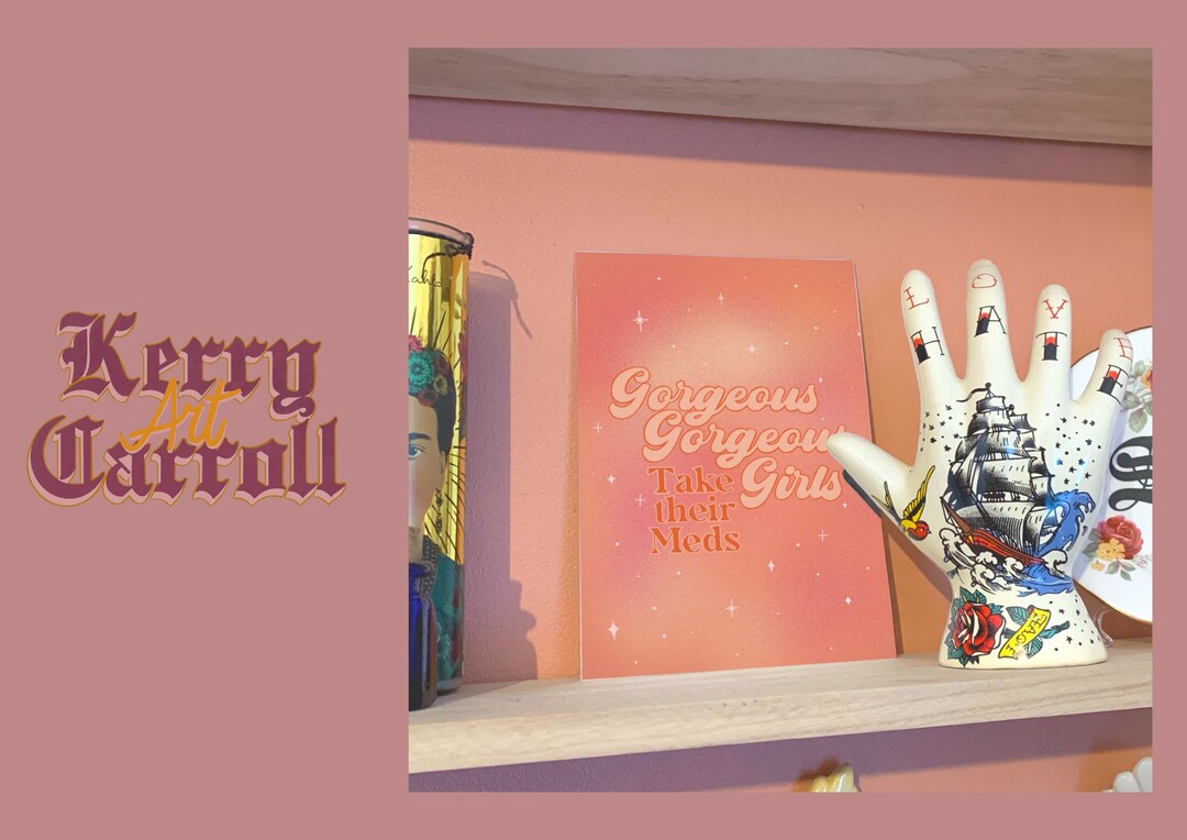 A6 Postcard Tik Tok Reference gorgeous Gorgeous Girls Take - Etsy