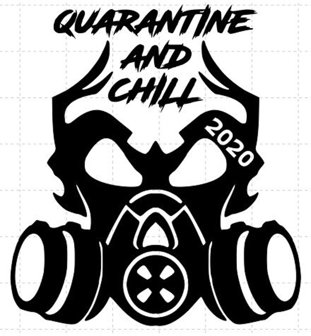 2020 Quarantine and Chill Decal Bumper Sticker, Laptop , Window - Etsy