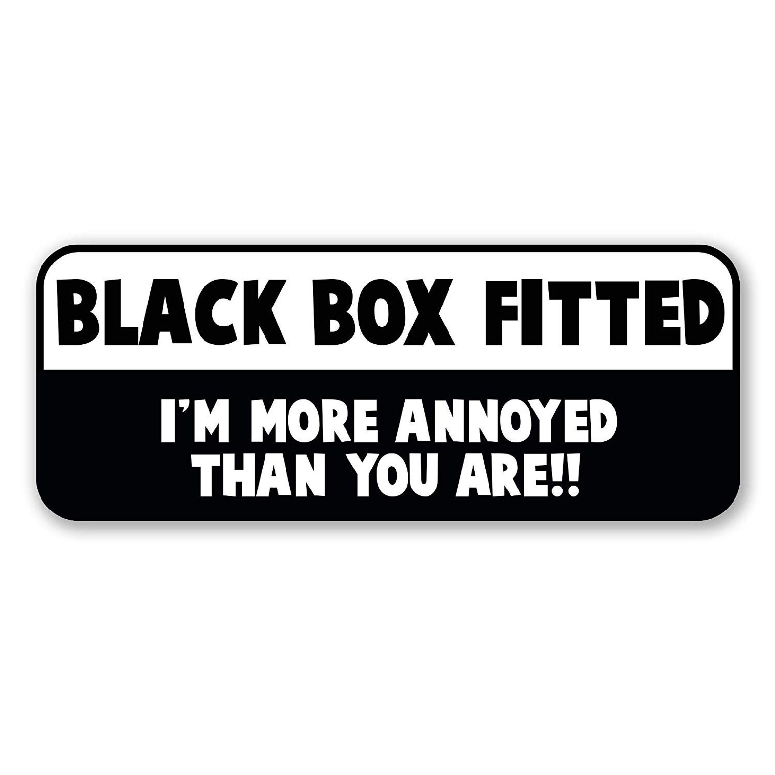 Black Box Car Sticker or Black Box Sticker Car Decals and - Etsy UK