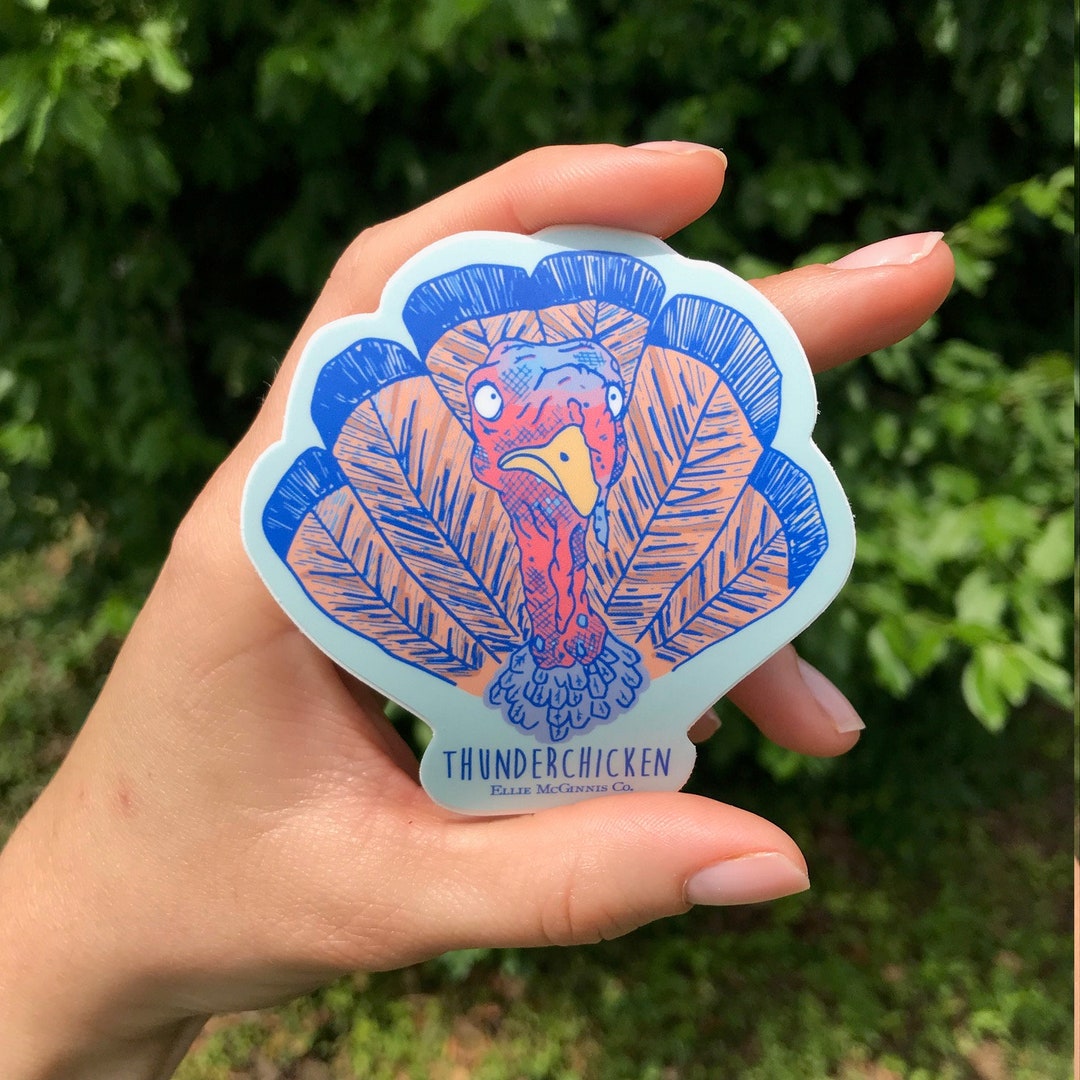 Turkey Die Cut Vinyl Sticker - Ellie Mcginnis Co. - Etsy